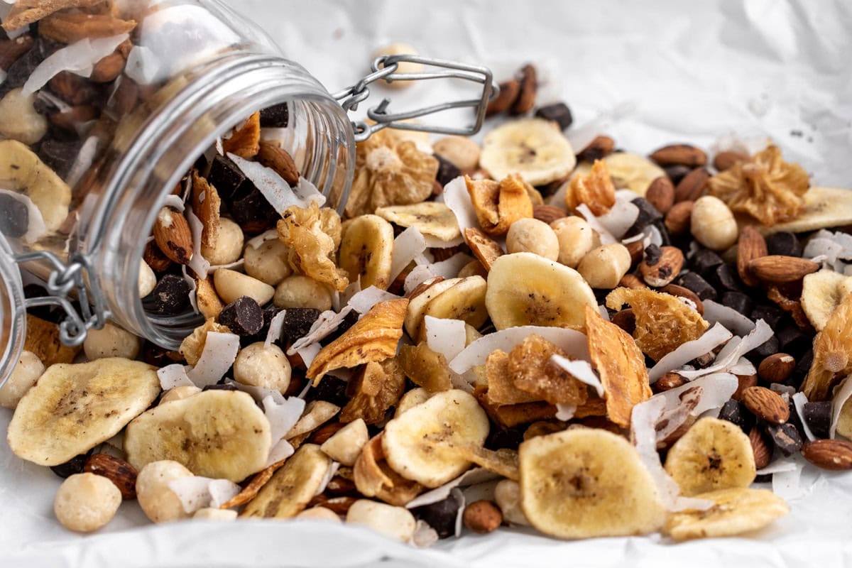 Tropical Trail Mix - Cooking with Cocktail Rings