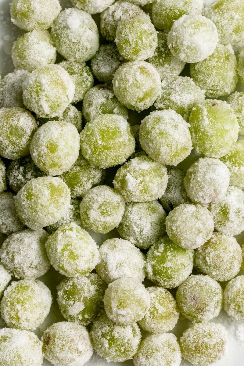 Sour Candied Grapes - Cooking with Cocktail Rings