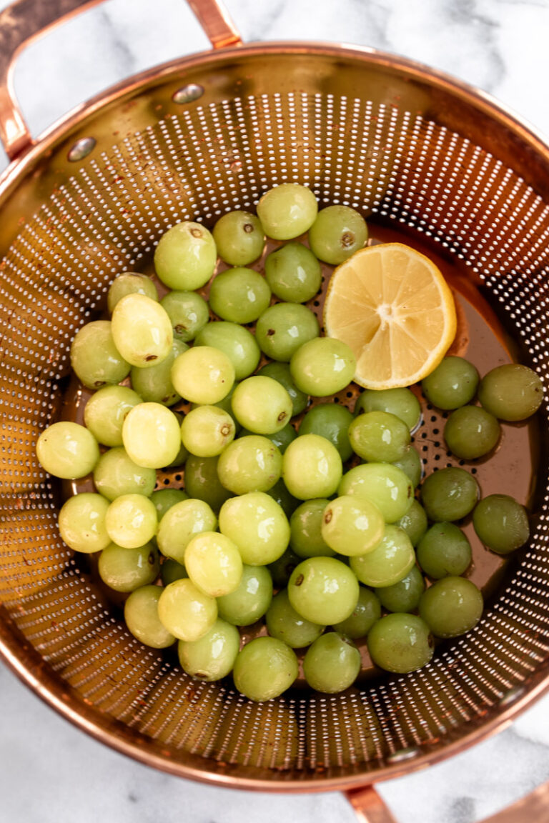 Sour Candied Grapes - Cooking with Cocktail Rings