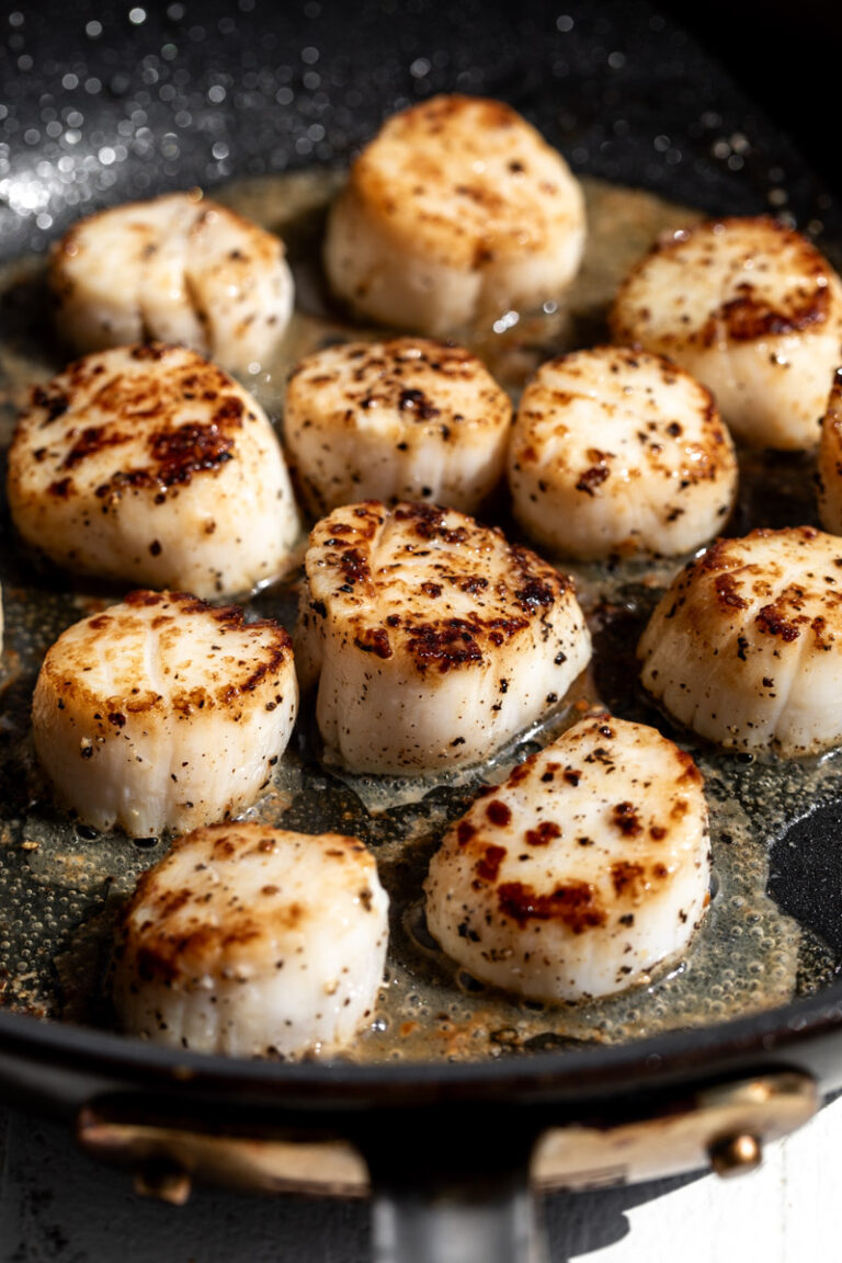 Green Curry Scallops with Corn - Cooking with Cocktail Rings