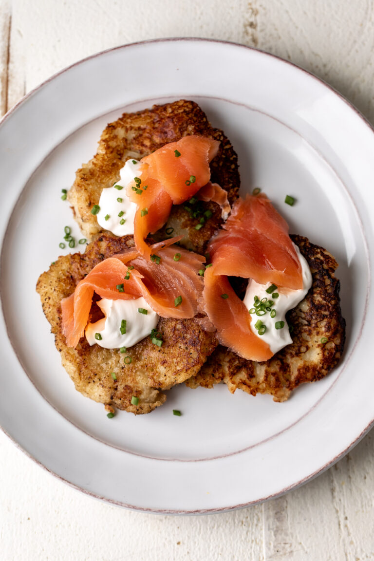 Irish Boxty with Smoked Salmon (Irish Potato Pancakes) - Cooking with ...